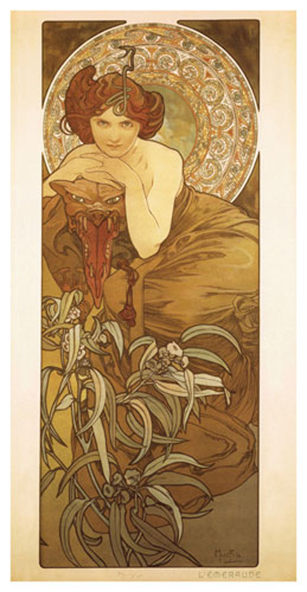 The Precious Stones - Emerald, Giclee Print on Artist Matte Paper by ...