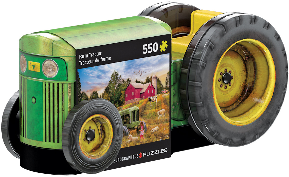 Tractor Shaped Tin, Jigsaw Puzzle at Eurographics