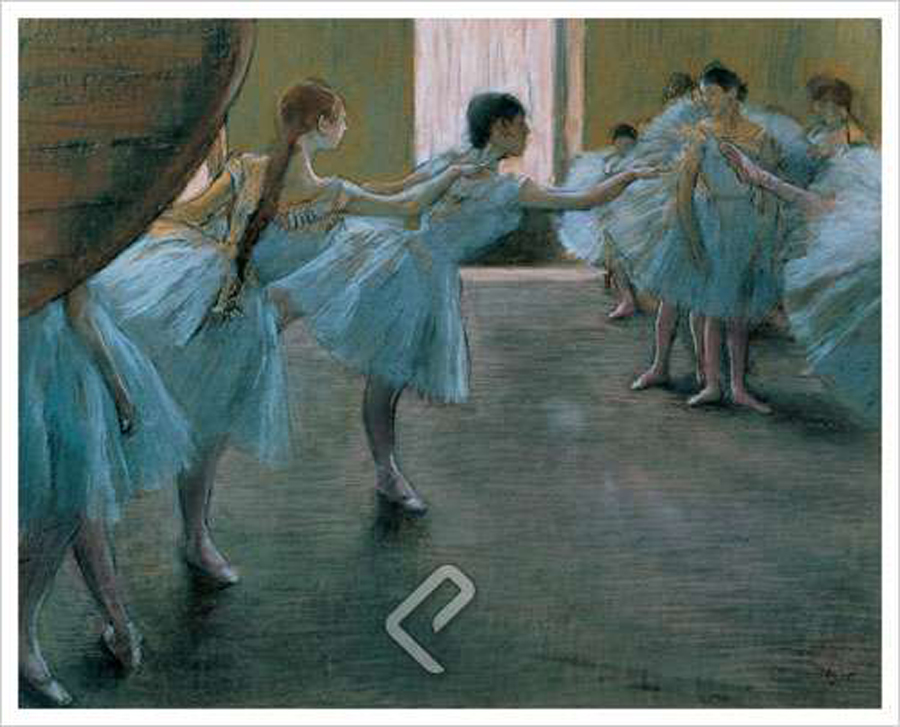 Ballet Dancers, Giclee Print on Canvas by Edgar Degas at Eurographics