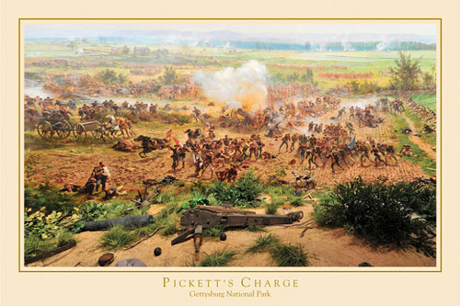Pickett's Charge, Gettysburg National Park, Canvas at Eurographics