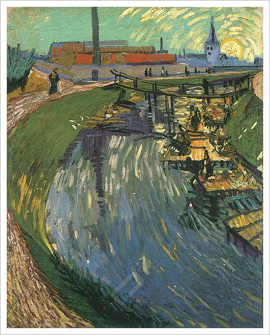La Roubine De Roi Canvas by Van Gogh