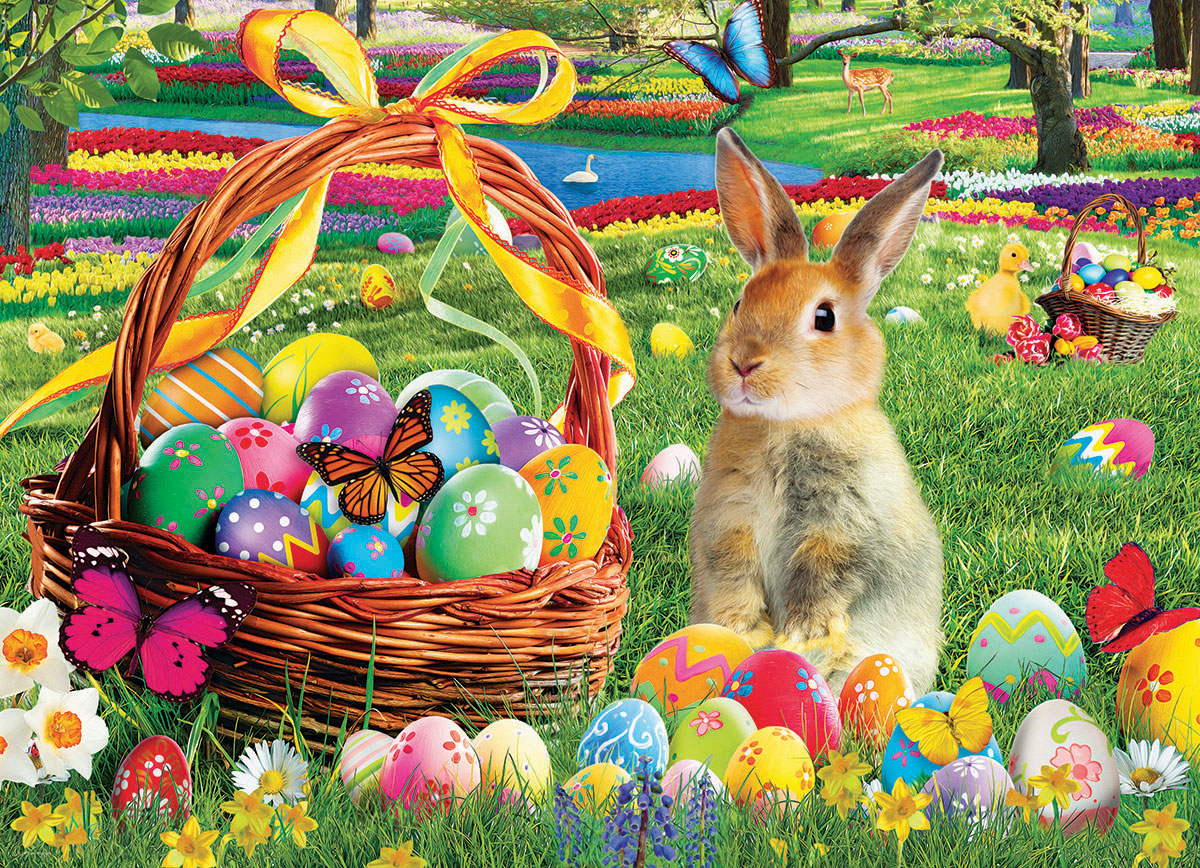 Easter Garden, Jigsaw Puzzle at Eurographics