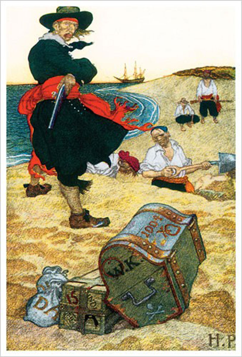 Buried Treasure, Canvas by Howard Pyle at Eurographics