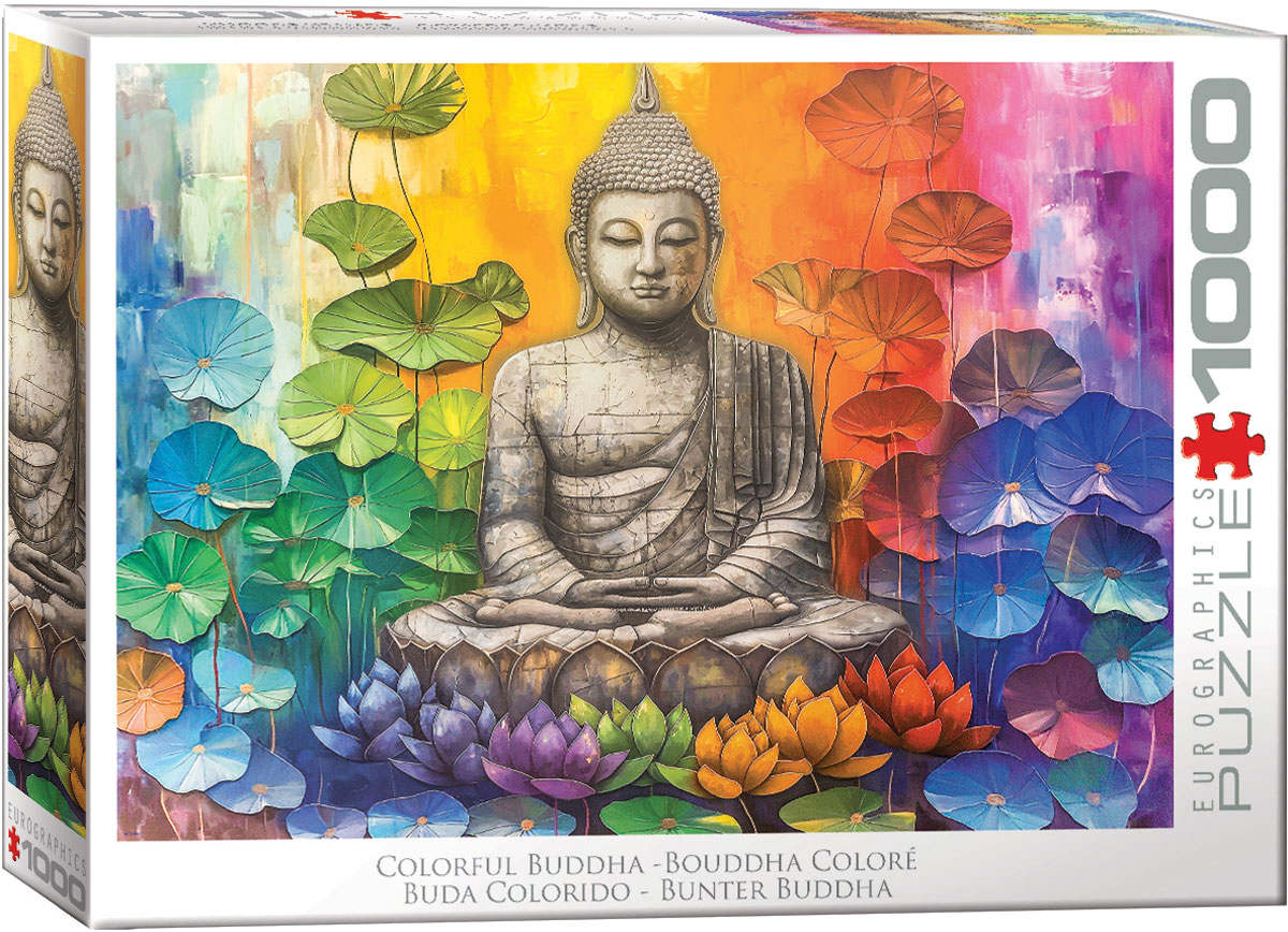 Colorful Buddha puzzle at Eurographics