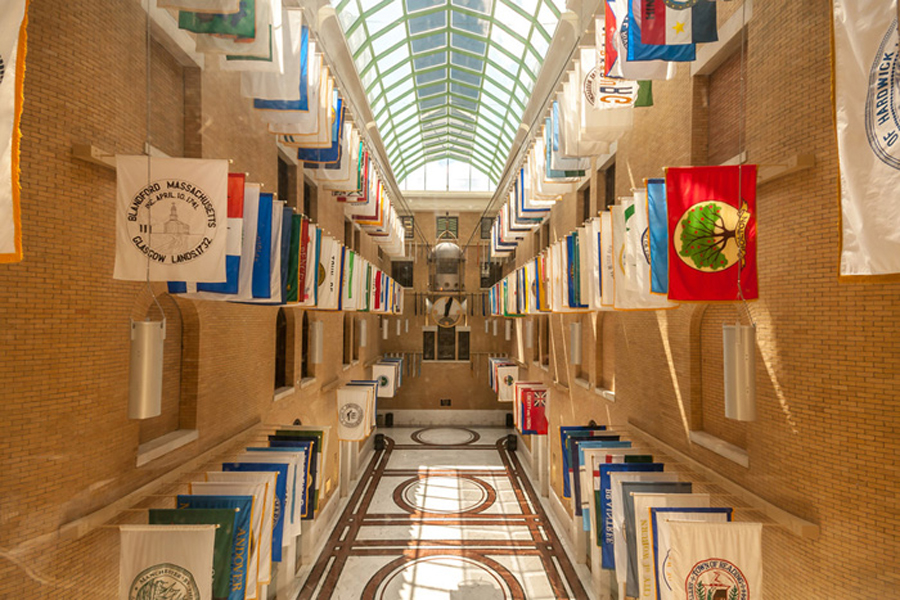 Boston Flags, Giclee archival prints at Eurographics