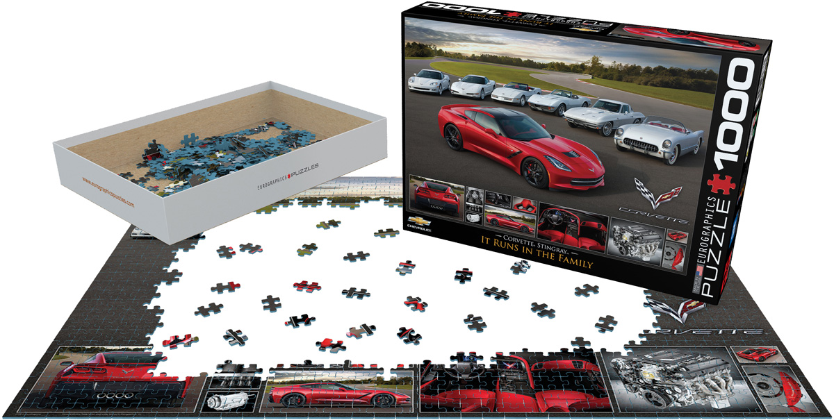 Corvette Runs in the Family Jigsaw Puzzles at Eurographics