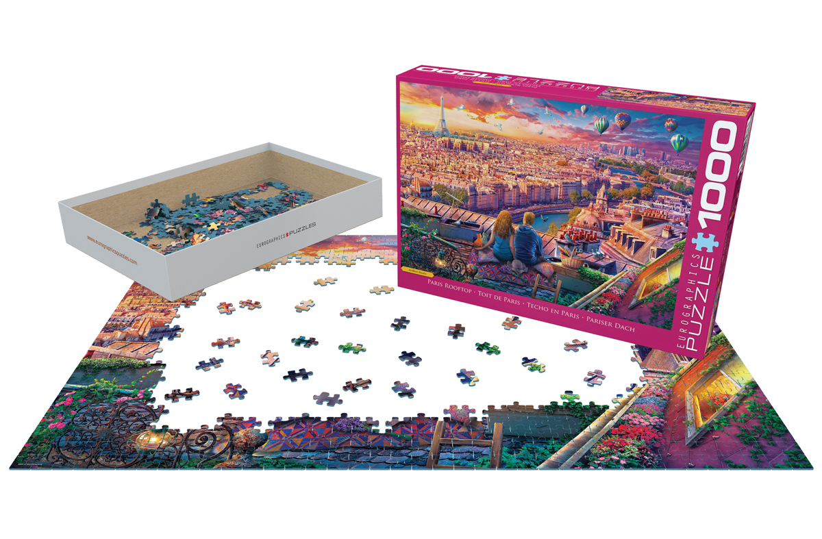 Paris Rooftop, Jigsaw Puzzle at Eurographics