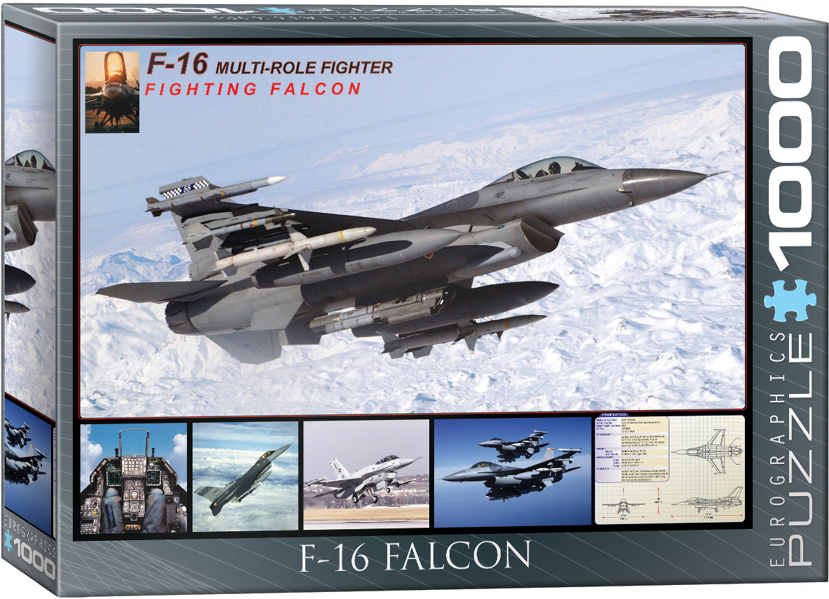 F-16 Fighting Falcon, Jigsaw Puzzle at Eurographics
