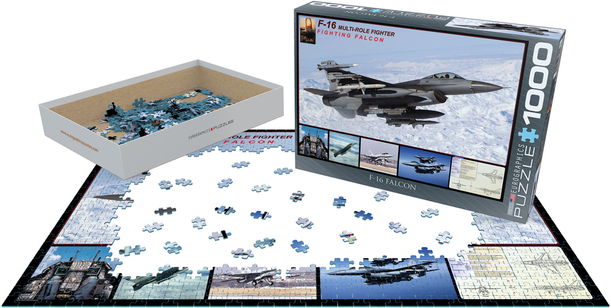 F-16 Fighting Falcon, Jigsaw Puzzle at Eurographics
