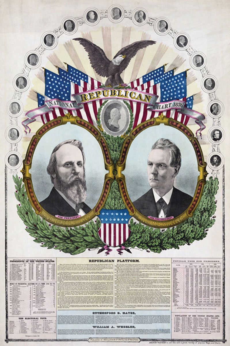 1876 Republican presidential candidate Rutherford B. Hayes Giclee at ...