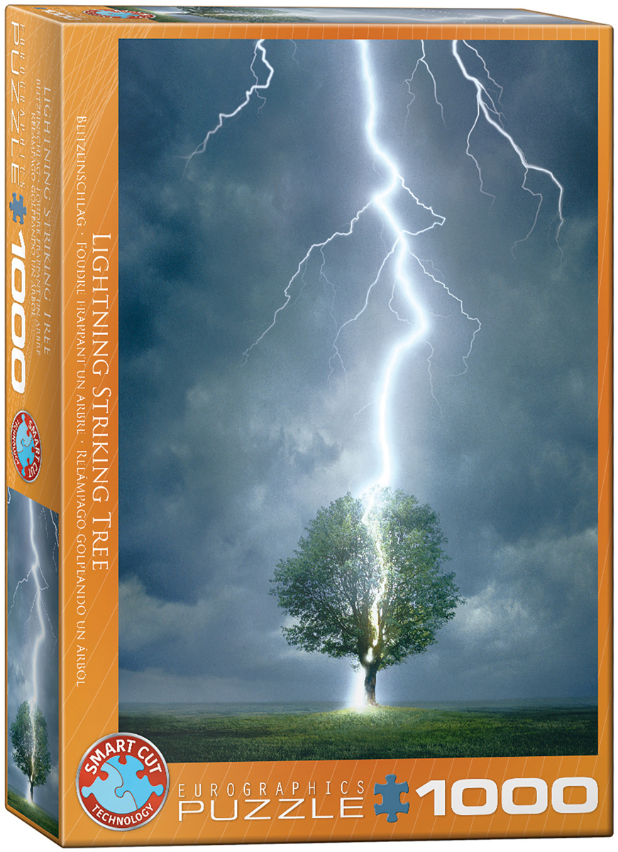 Lightning Striking Tree I, Jigsaw Puzzle at Eurographics