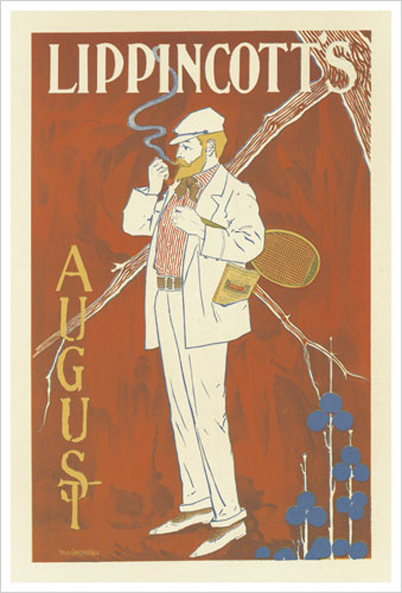 Lippincott's Magazine August 1895 Canvas by William Carqueville