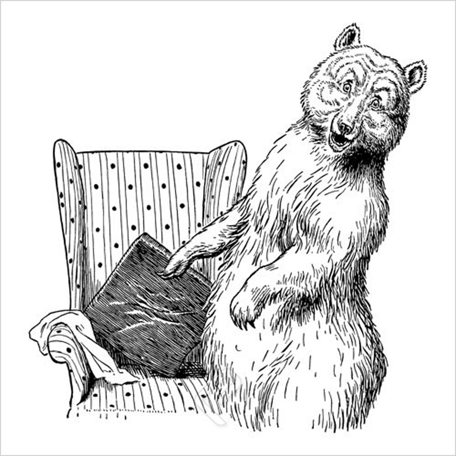 The Story Of The Three Bears 2, Canevas par Leonard Leslie Brooke