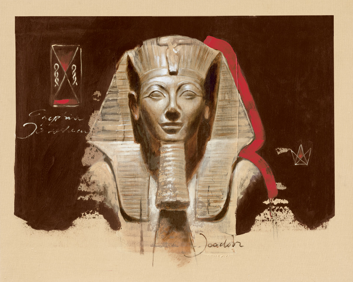 Living Image of Amun Giclee Canvas at Eurographics