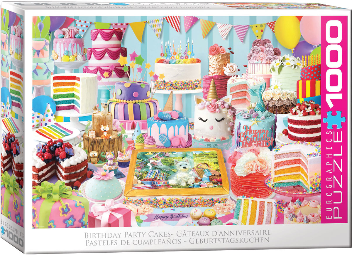 Birthday Cake Party Puzzles at Eurographics