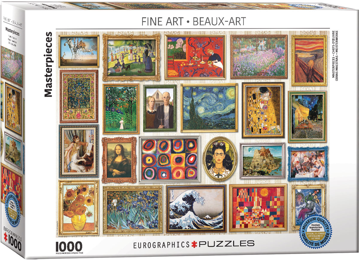 Masterpieces, Jigsaw Puzzle at Eurographics