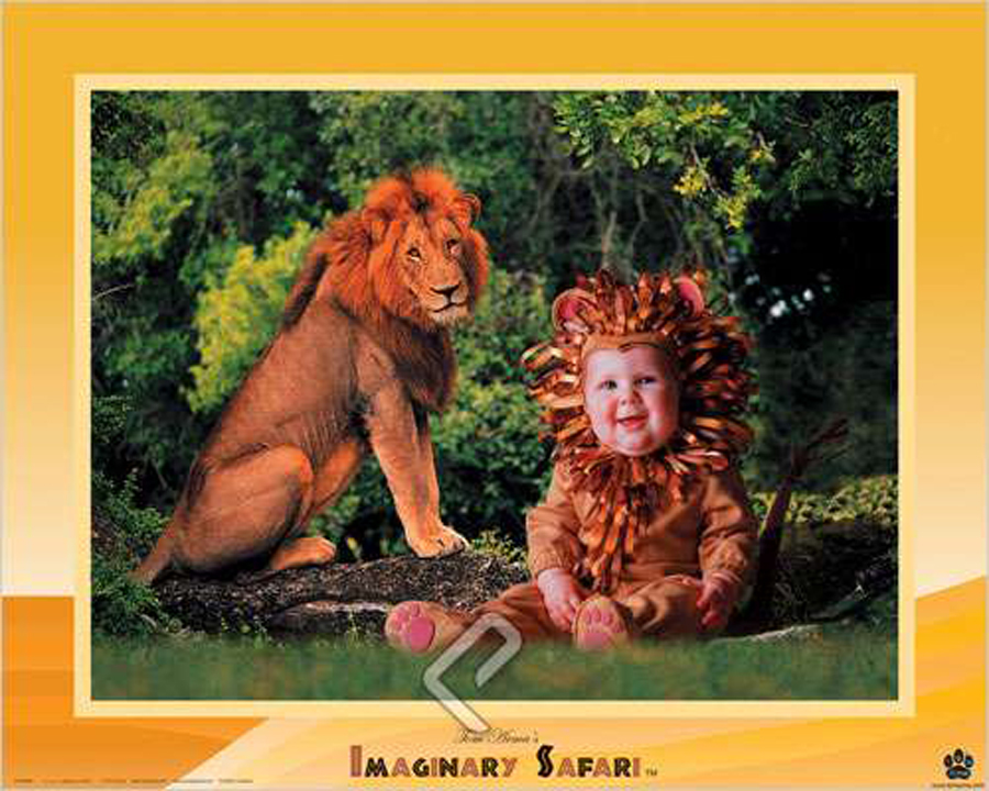 Imaginary Safari - Lion, Canvas by Tom Arma