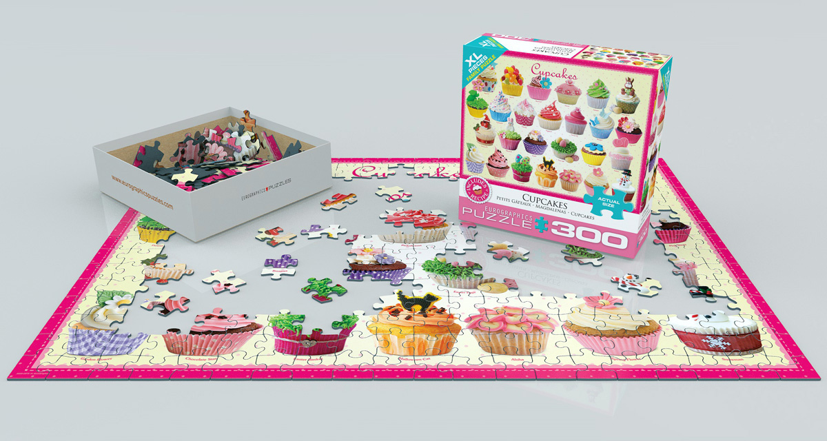 Cupcakes 300, Jigsaw Puzzle at Eurographics