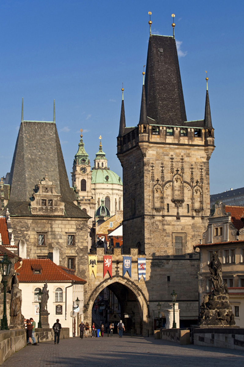 Charles Bridge with Prague Lesser Town Bridge Towers at Eurographics