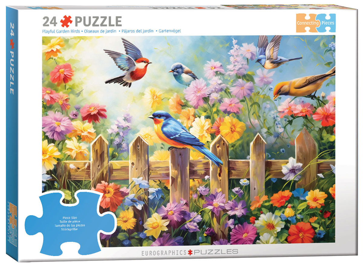 Playful Garden Birds Puzzle at Eurographics